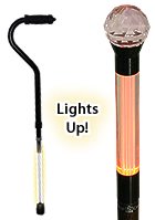 Walking Cane with Light - Flashlight Canes