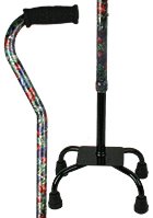 Quad Canes & 4 Prong Canes, Small & Large Base