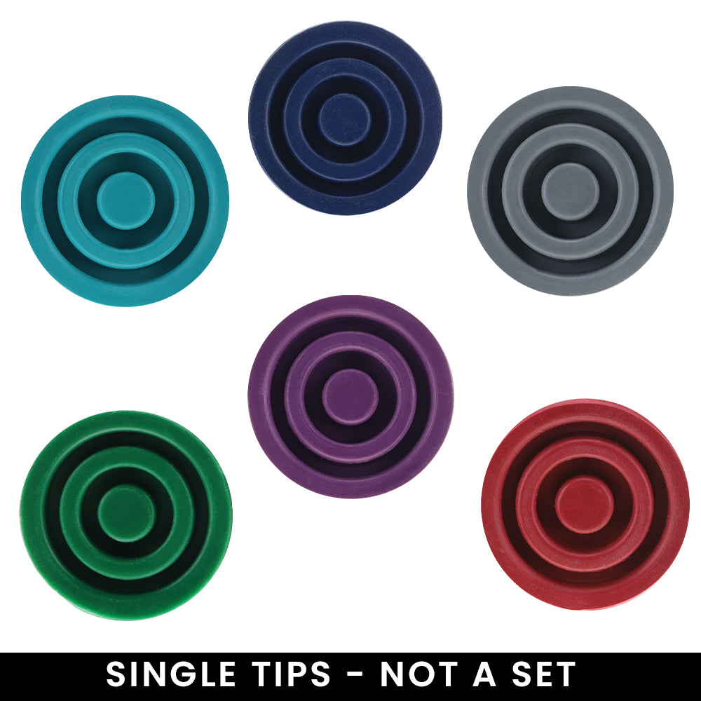 Stylish Designer Color Cane Tips: Premium 16mm Durable Rubber