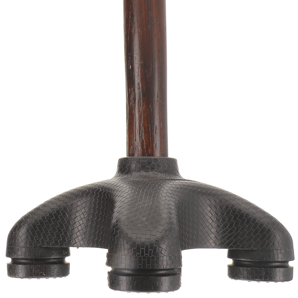 SafeTbase Self-Standing Cane Tip: Black Enhanced Stability