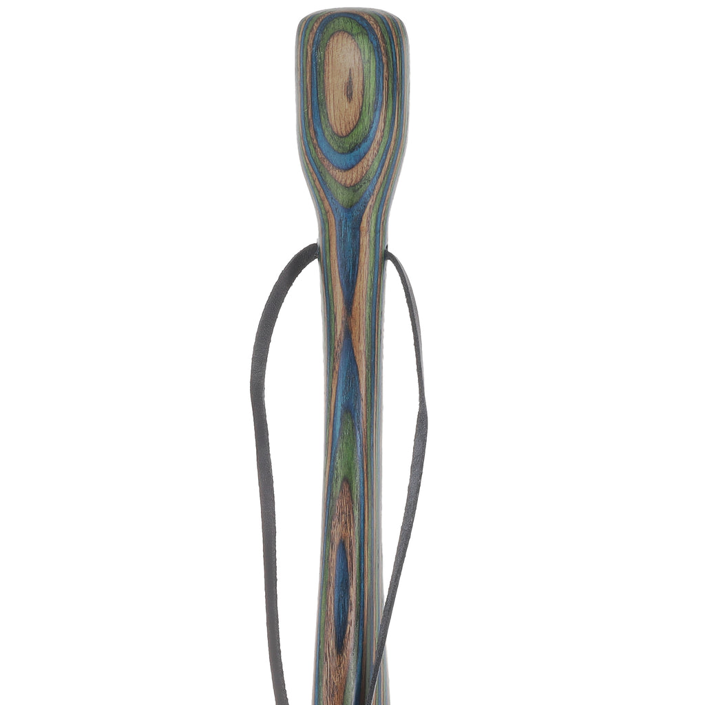 Colortone Blue Green and Brown Dark Hiking Staff With Laminated ...