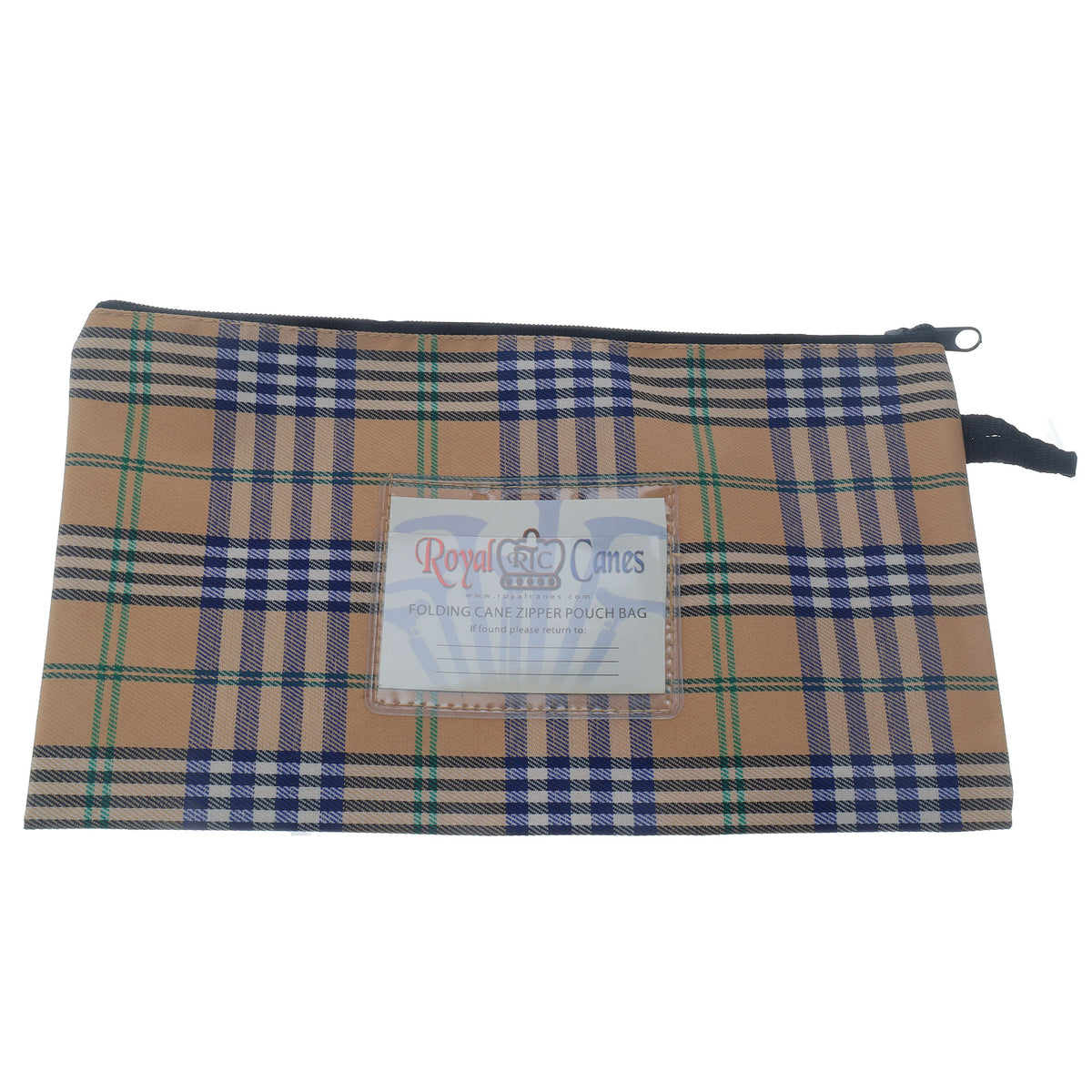 Compact Mini Folding Cane Zipper Bag 12"x6.25" - Must-Have!