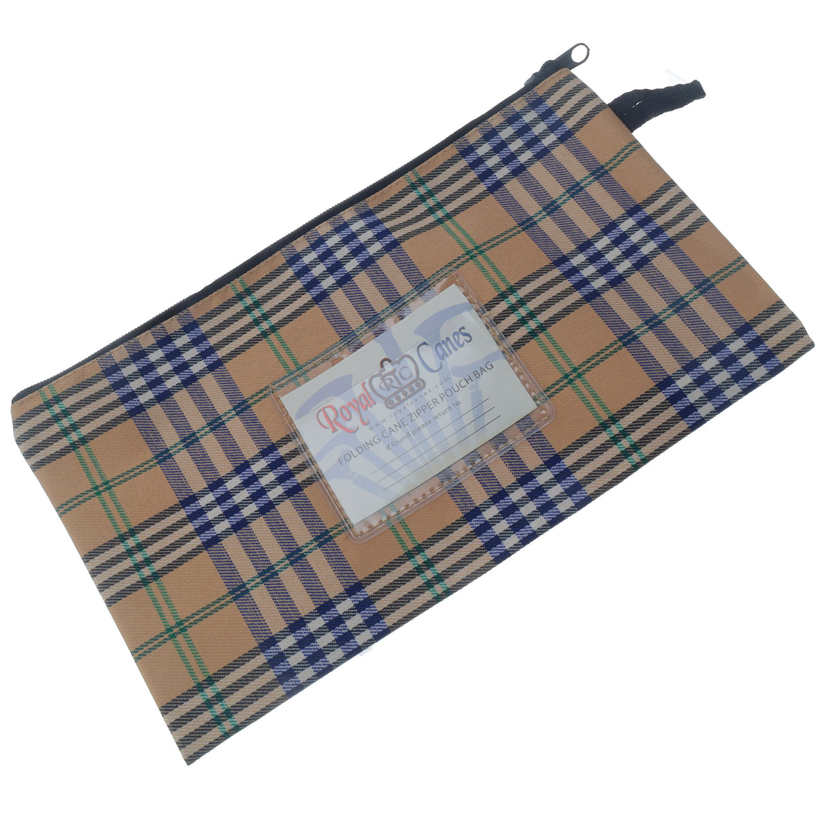 Compact Mini Folding Cane Zipper Bag 12"x6.25" - Must-Have!