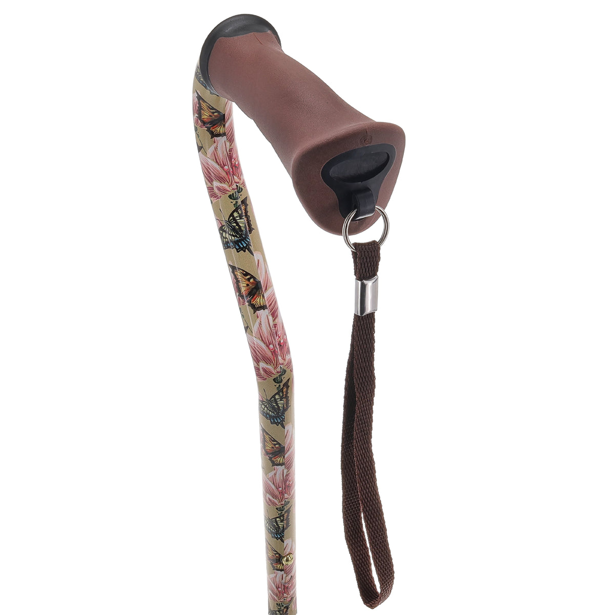 Lily & Butterfly: Adjustable Comfort Grip Offset Walking Cane