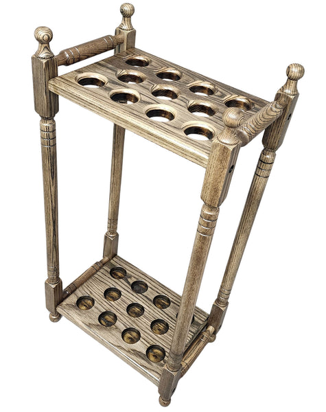 Collector's Dream:Rectangle Walking Cane Stand - Holds up to 11 Canes