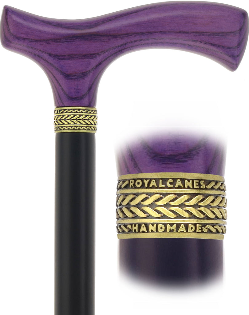 Amethyst Purple Ash Fritz Cane: Premium Natural Ash Wood