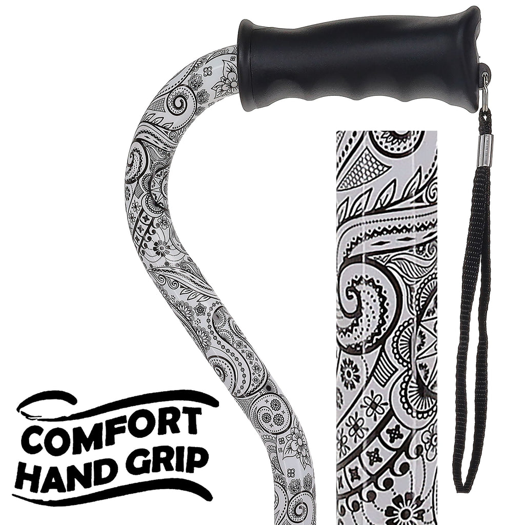 Scratch and Dent Black & White: Comfort Grip Adjustable Offset