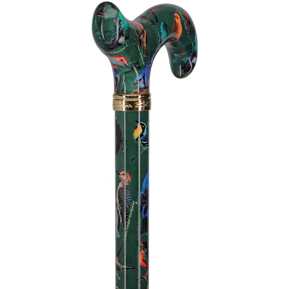 American Songbird Designer Adjustable Derby Walking Cane with