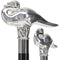 Silver 925r Swan Walking Stick | Agatha Christie's Poirot Cane