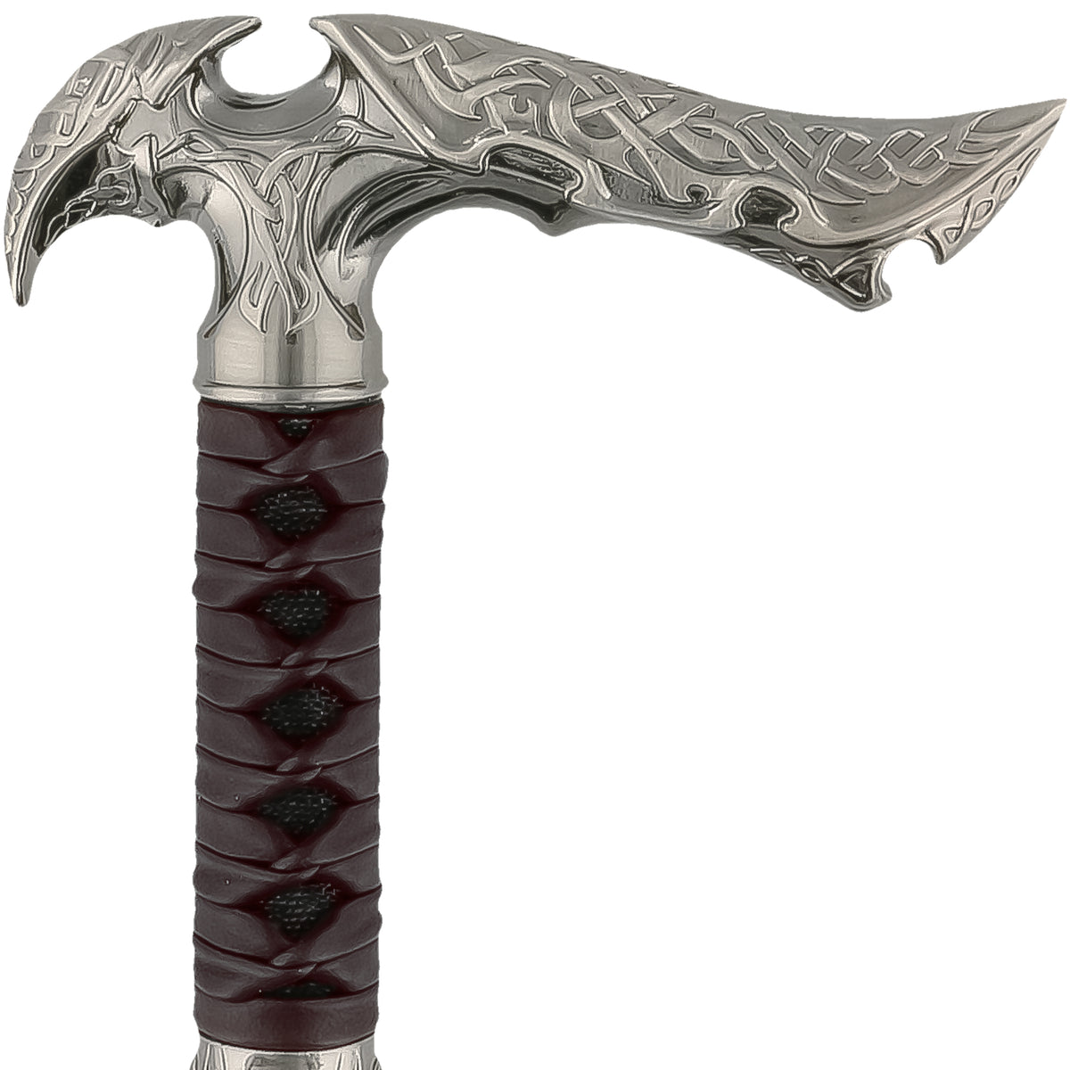 Medieval Sword Cane: Leather-Wrapped, Premium Steel Blade
