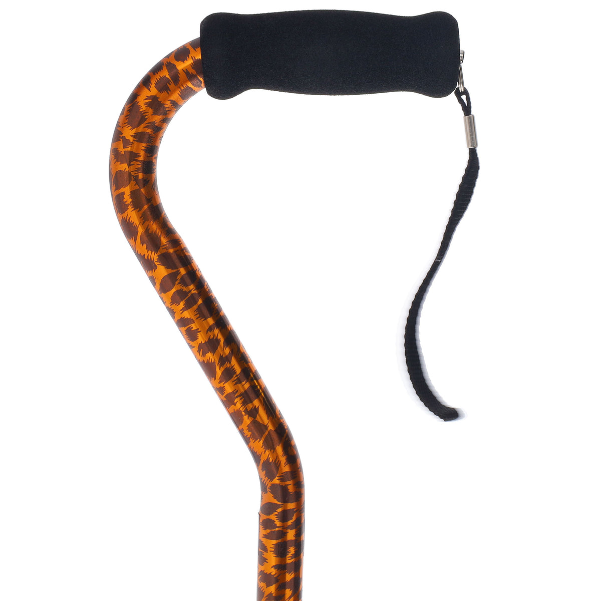 Limited single item listing: Leopard Offset Walking cane