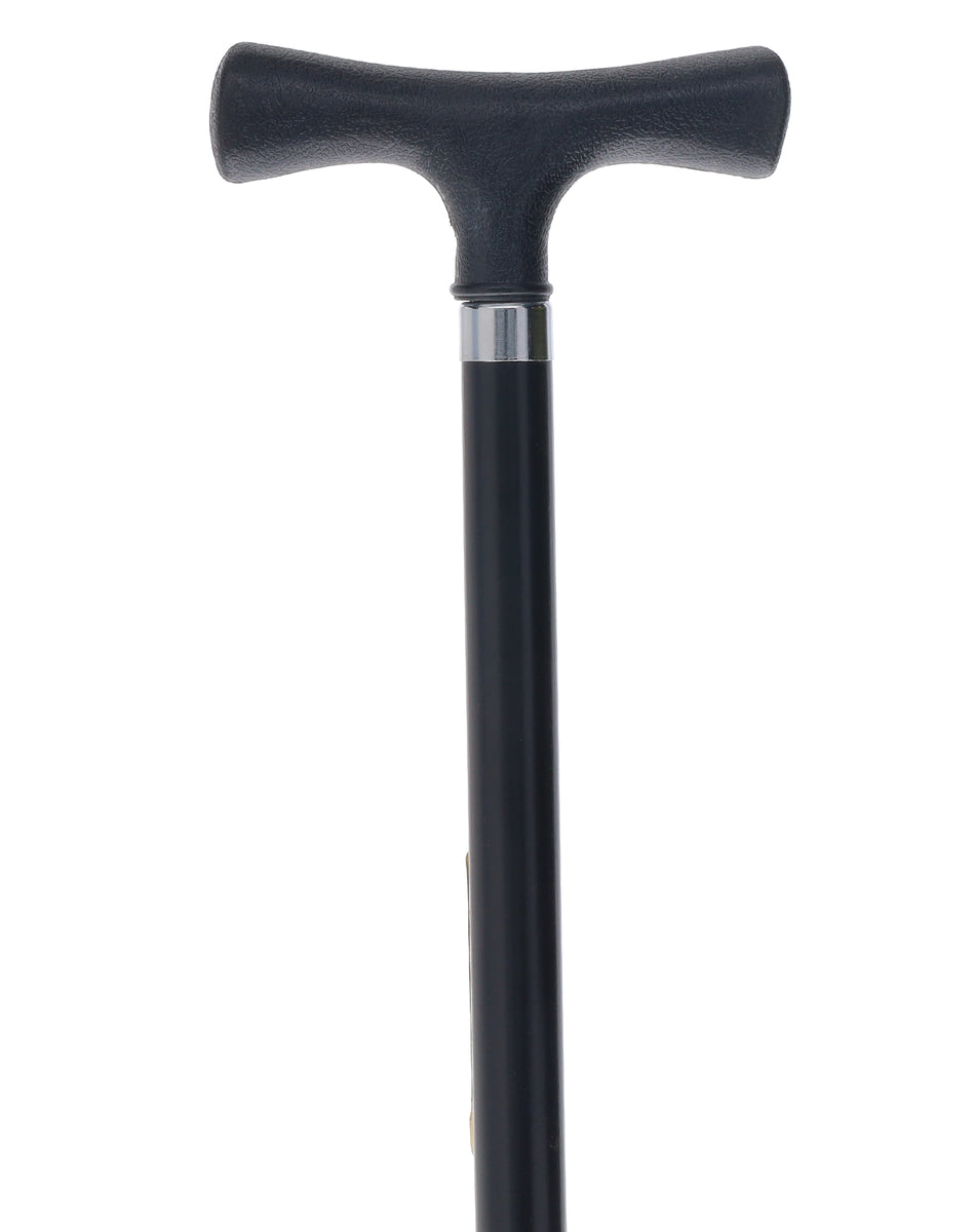 Limited single item listing: Black T shape handle walking cane