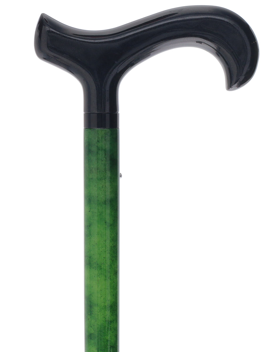 Limited single item listing: Smokey Green Derby Cane