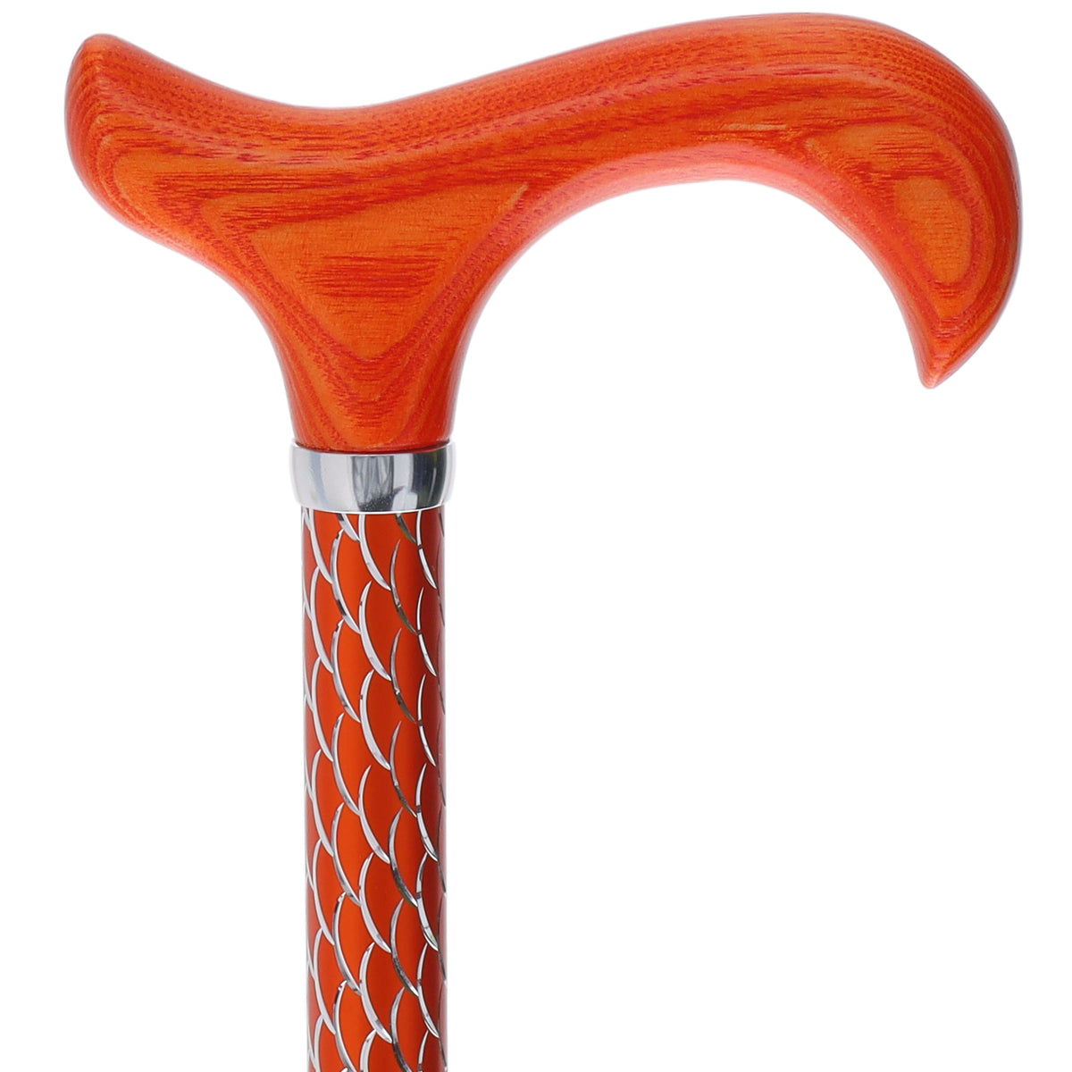 Limited single item listing: Orange Etched Cane w/ wooden orange