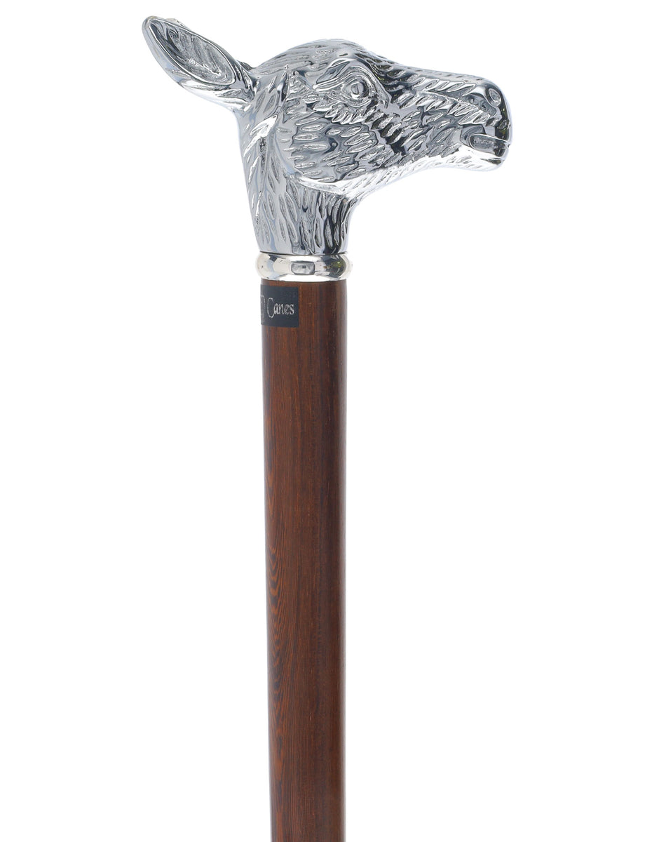 Limited single item listing: Chrome Donkey handle Walking Cane…