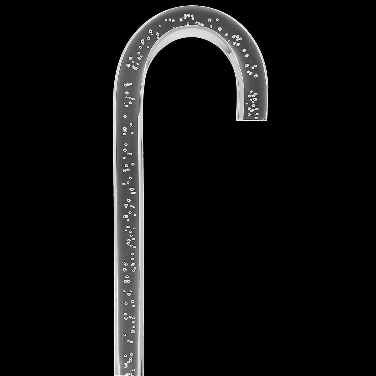 "Bubbles In Ice" - Exquisite Bubblé Elegance: A Translucent Crystal