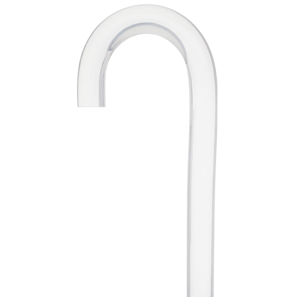 "Crystal Clarity" Cane: Invisible & Translucent Shaft
