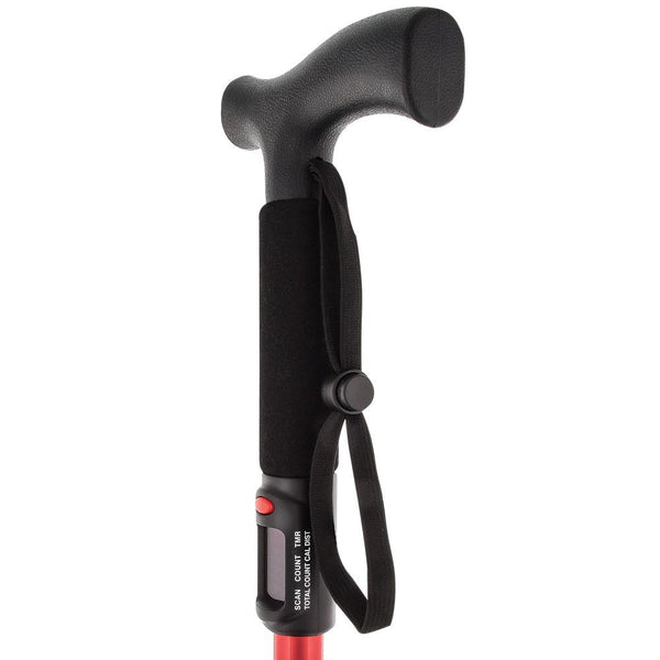 Scratch and Dent Red Healthy Exercise Adjustable Walking Cane w/