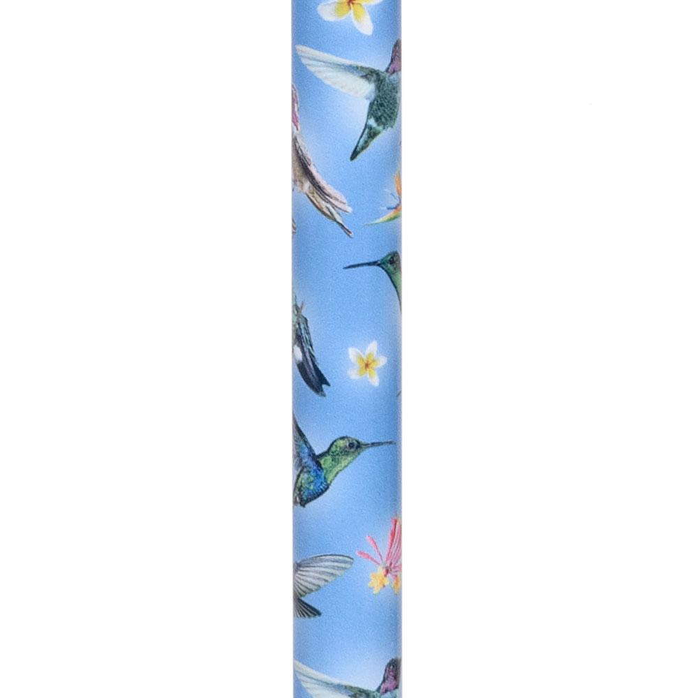 Scratch and Dent Hummingbirds Designer Adjustable Derby Walking Cane