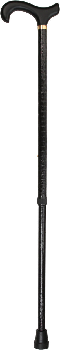 Scratch and Dent Faux Leather-Wrapped Adjustable Cane V2242