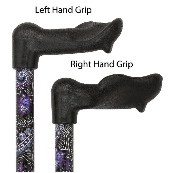 Scratch and Dent Purple Majesty Adjustable Palm Grip Walking Cane