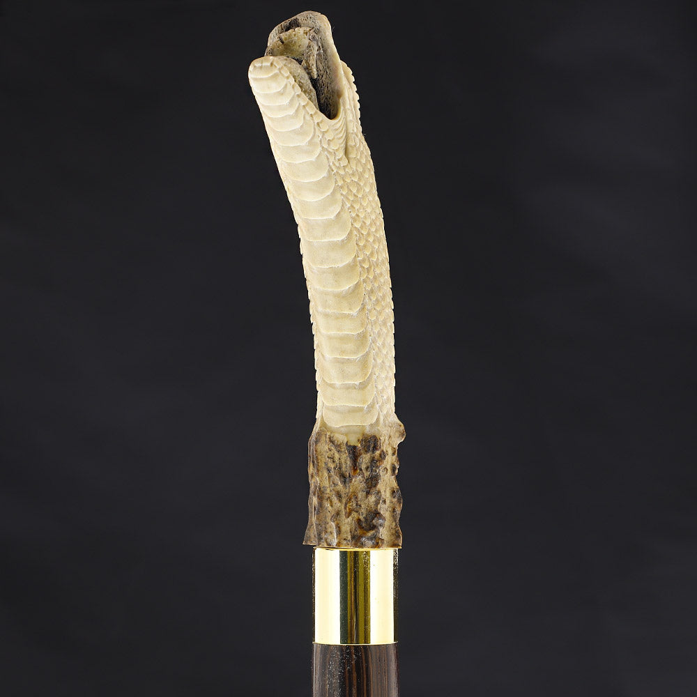 Buy Fortified Snake Bone Handle Walking Cane with Custom Shaft
