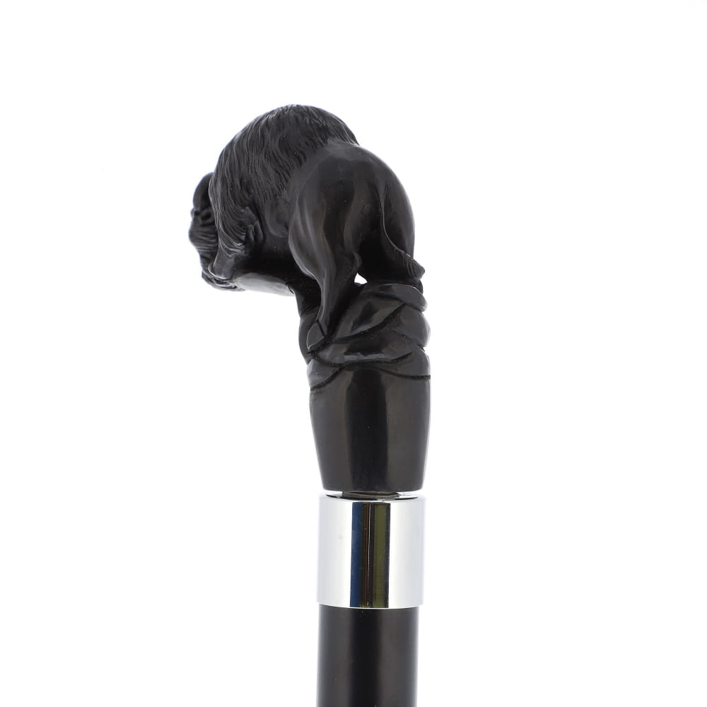Bison Dark Buffalo Horn Handle Collector Cane w/Custom Shaft and…