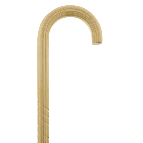 Natural Lightweight Wood Tourist Handle Walking Cane (Various Colors/S