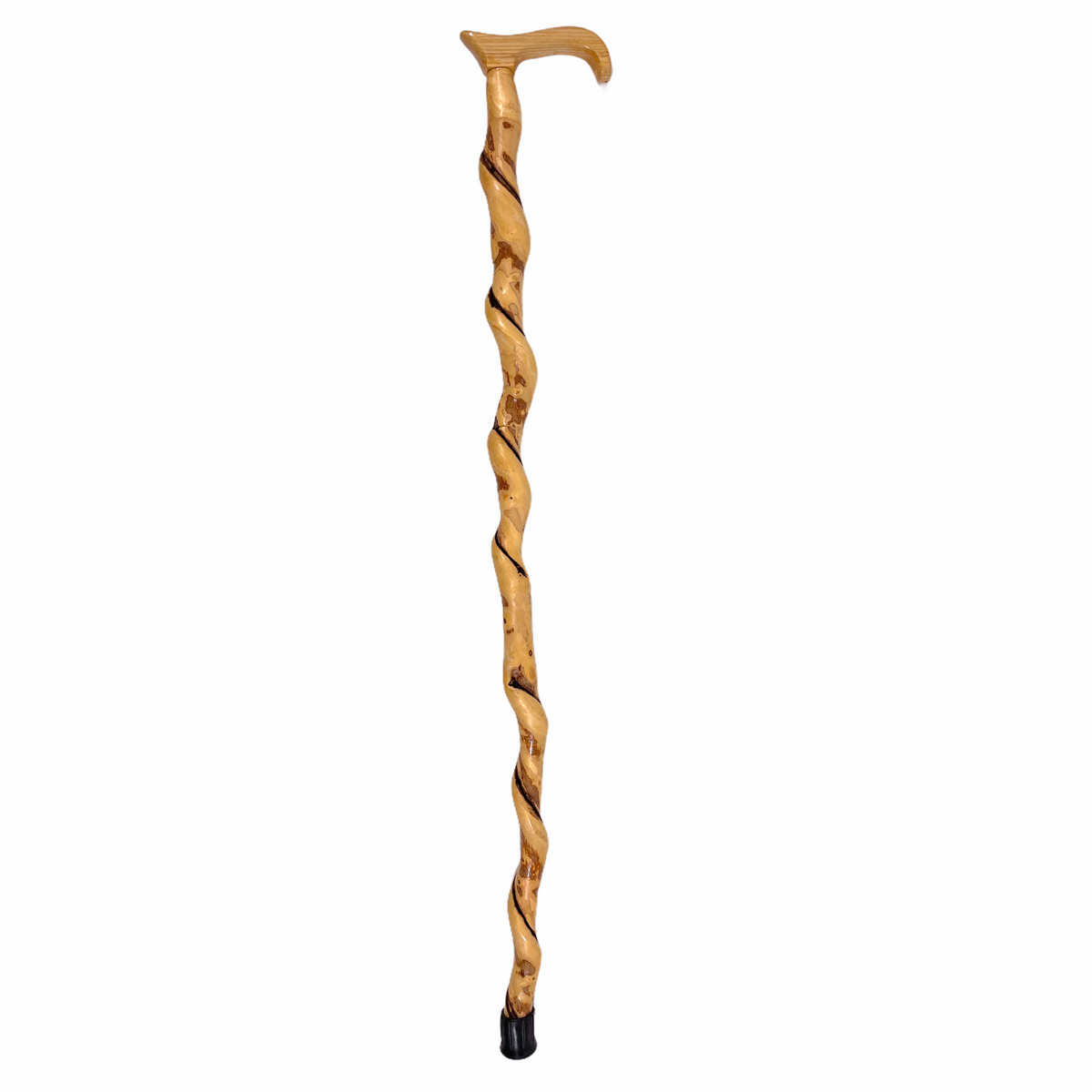 Natural Spiral Vine Twisted Wood Walking Cane - 38.5"