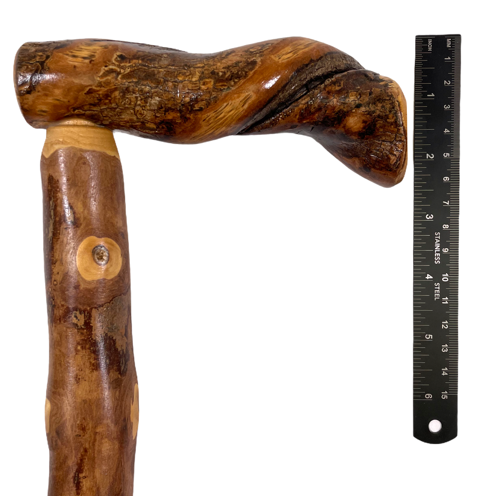 Superior 36.5" Natural Spiral Vine Wood Walking Cane - Best Online