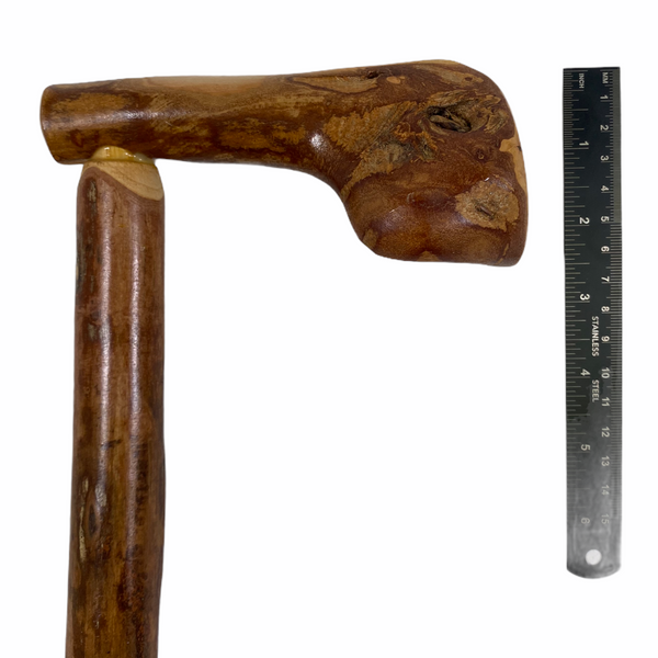 Natural Spiral Vine Twisted Wood Walking Cane - 36"