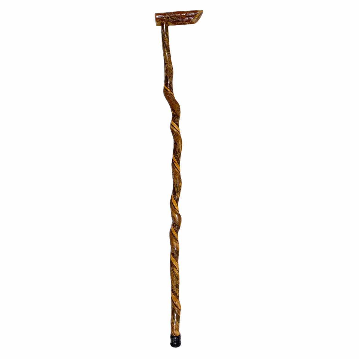 Natural Spiral Vine Twisted Wood Walking Cane - 38"