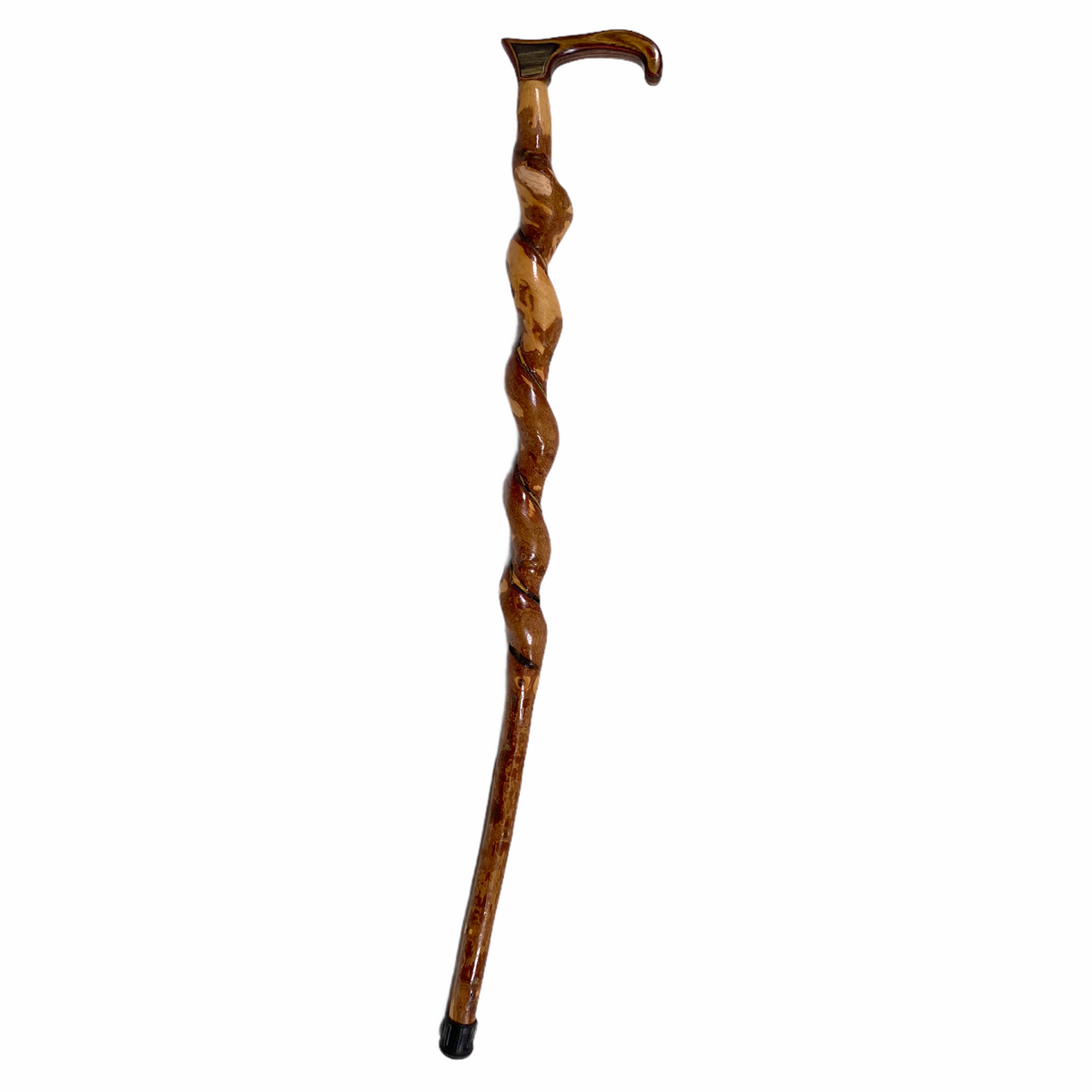 Natural Spiral Vine Twisted Wood Walking Cane - 36"