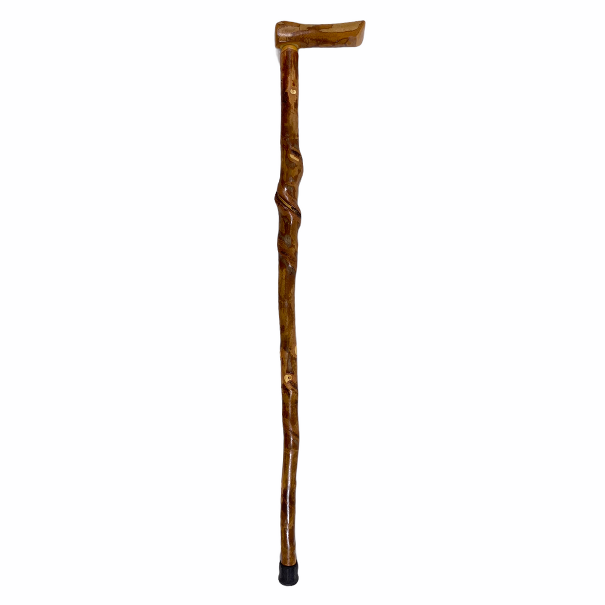 Natural Spiral Vine Twisted Wood Walking Cane - 36.5"