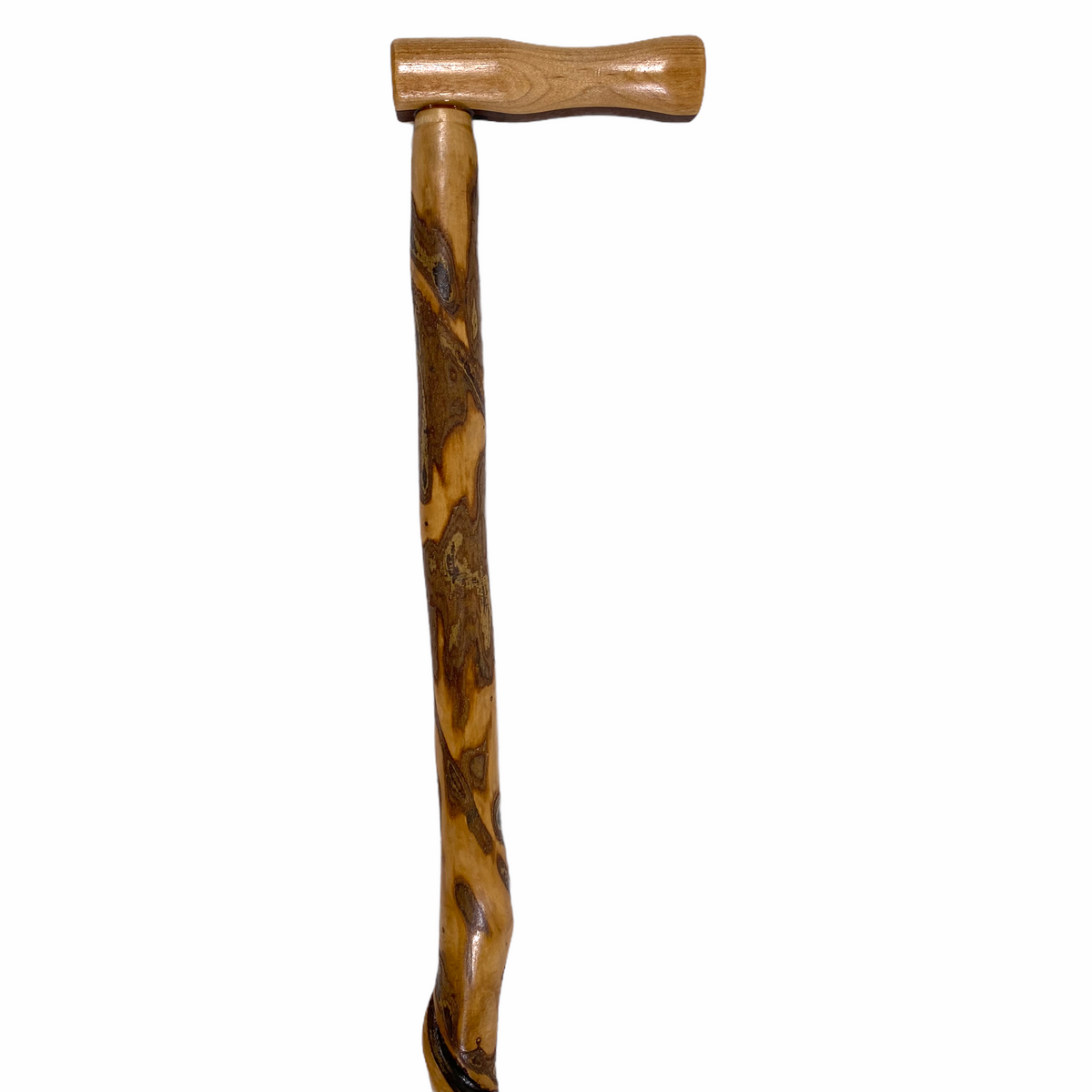 Natural Spiral Vine Twisted Wood Walking Cane - 36.5"