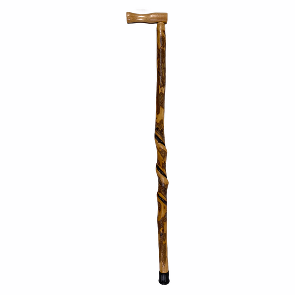 Natural Spiral Vine Twisted Wood Walking Cane - 36.5"
