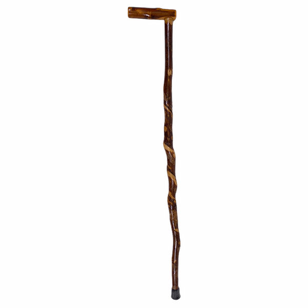 Natural Spiral Vine Twisted Wood Walking Cane - 34"