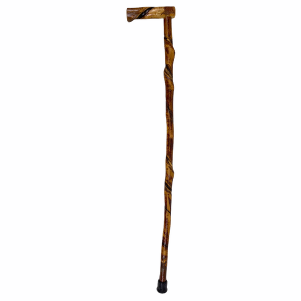 Natural Spiral Vine Twisted Wood Walking Cane - 36"
