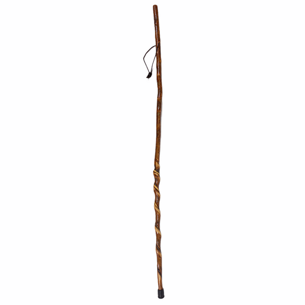 Natural Spiral Vine Twisted Wood Hiking Staff - 48"