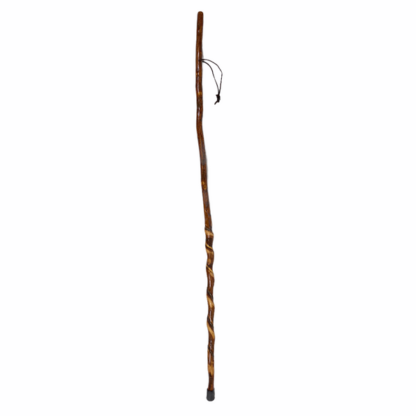 Natural Spiral Vine Twisted Wood Hiking Staff - 48"