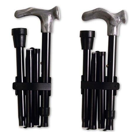 Scratch and Dent Marble Palm Grip Walking Cane with Black Adjustable,