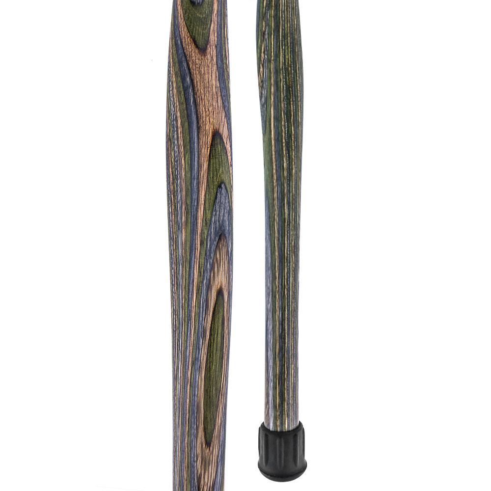 Camouflage Colortone Derby Cane with Birchwood Shaft