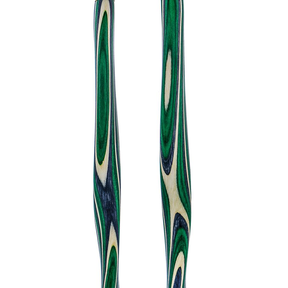 Highlander Green Colortone Derby Cane with Birchwood Shaft