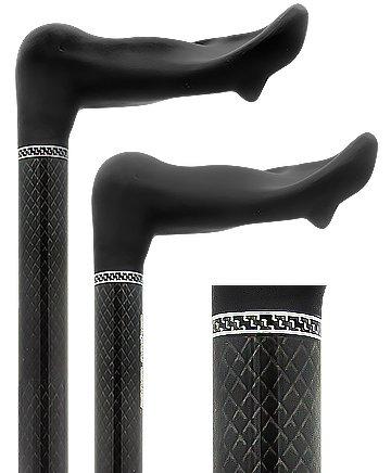 Lightweight & Adjustable: High-Tech Carbon Fiber Palm Grip Cane
