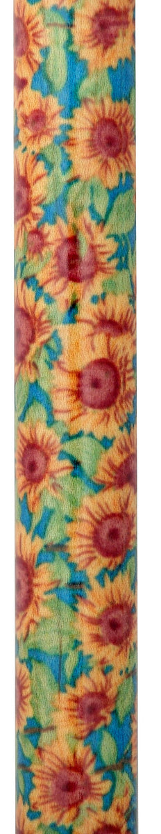 Scratch & Dent Sunflower Petite Crutch Handle-Vivid Floral V1399