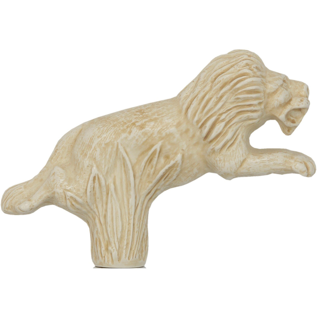 Faux Ivory Rampant Lion-Italian Handle Cane w/ Custom Handle and