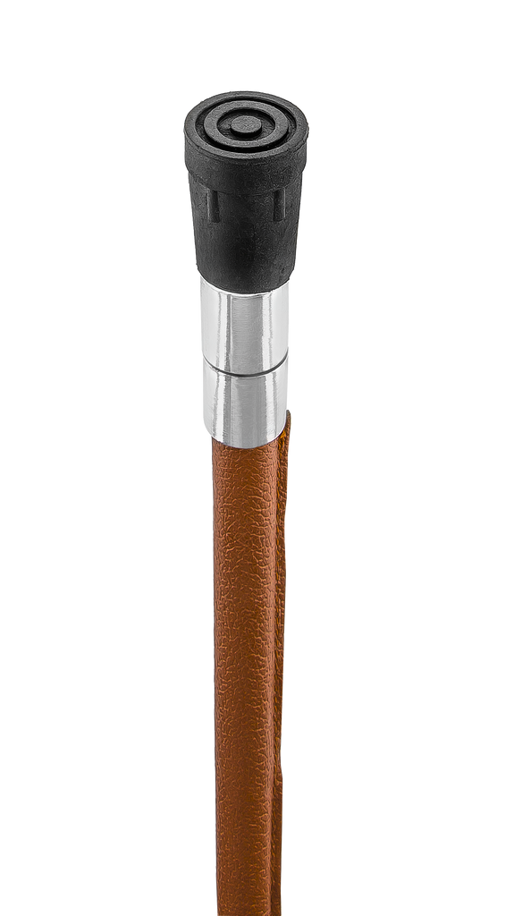 Hammock Chair Cane: Genuine Leather, Adjustable - Spike Tip