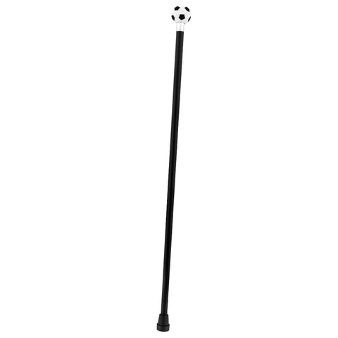 Sporty Soccer Ball Walking Cane with Custom Shaft and Collar