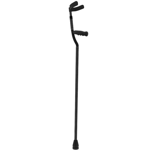 All Composite Black Adjustable Carbon Fiber Forearm Crutch
