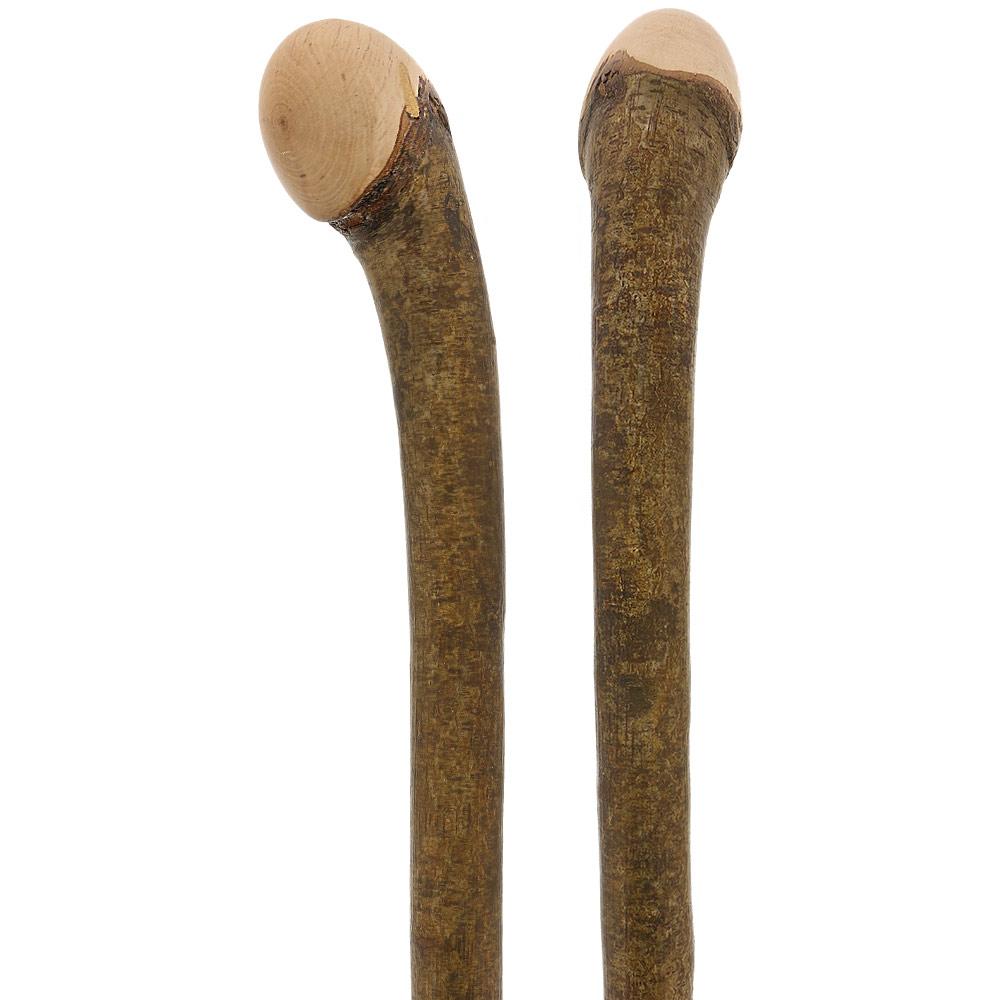 Rustic Hazel Wood Stout Knob Stick
